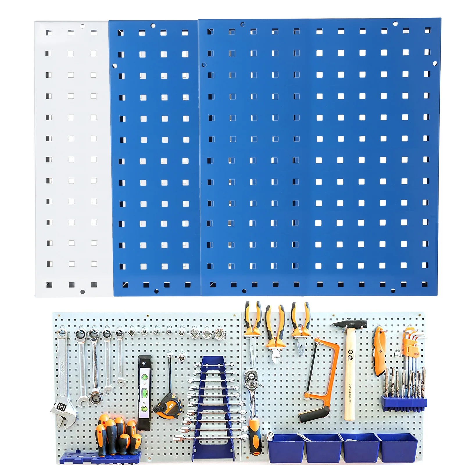 Hanging Panel Tools Wall Storage Metal Pegboard with Slots/Holes ...