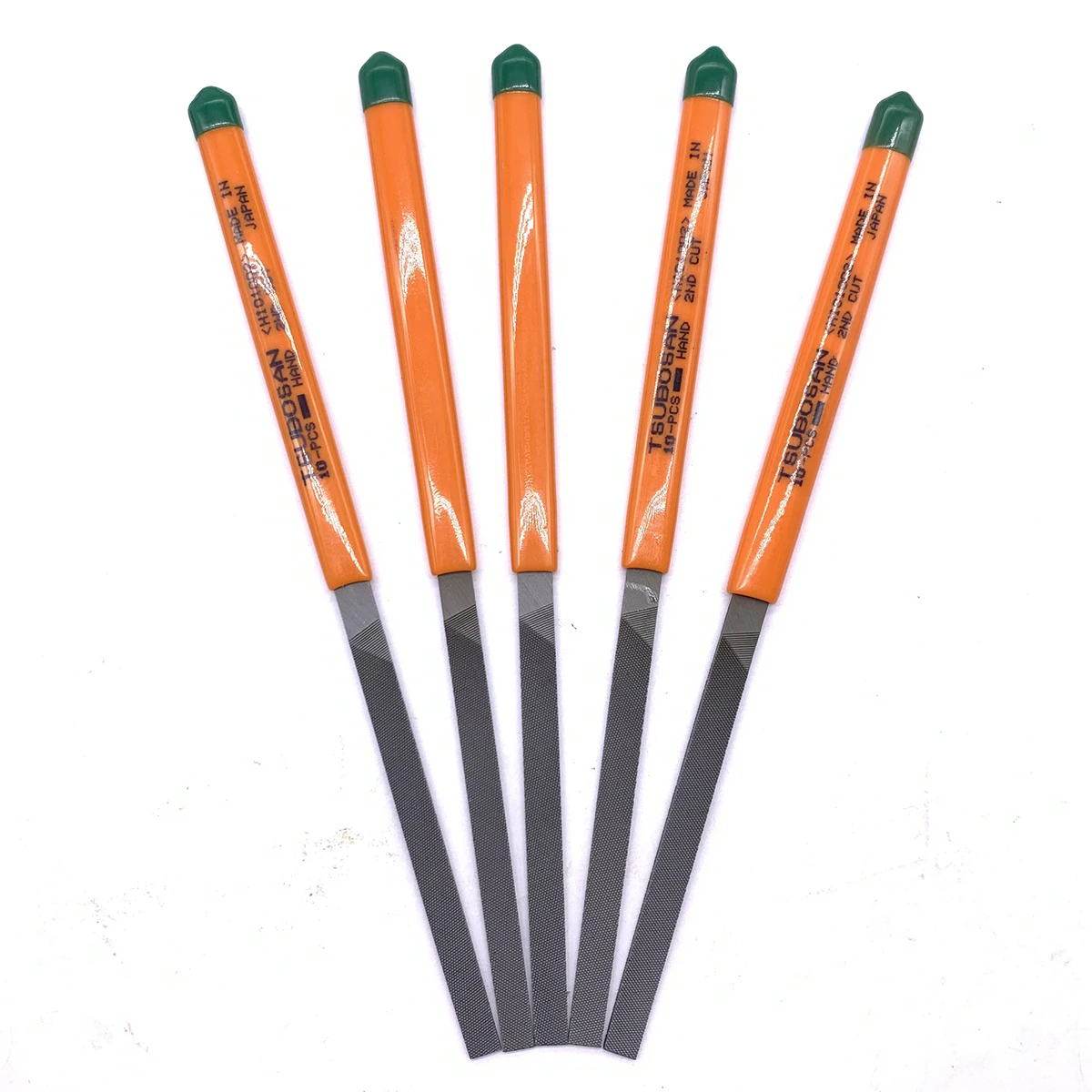 Japanese Original Premium Assorted Files TSUBOSAN Steel File Flat Round ...