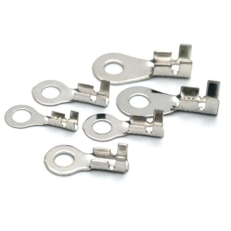 20/50Pcs Auto Splices Ring Round Terminal Crimping Loose Pins Wiring ...
