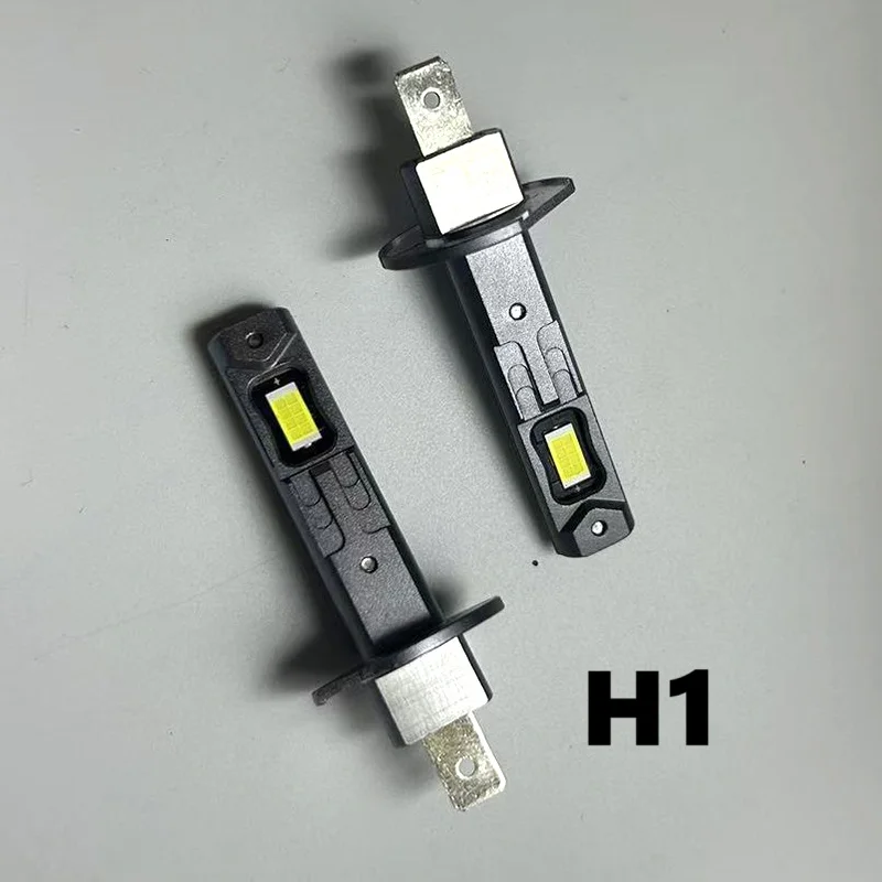 H1 LED Headlight Bulb 1:1 Size Design Wireless Car Light CSP 3570 Chip ...