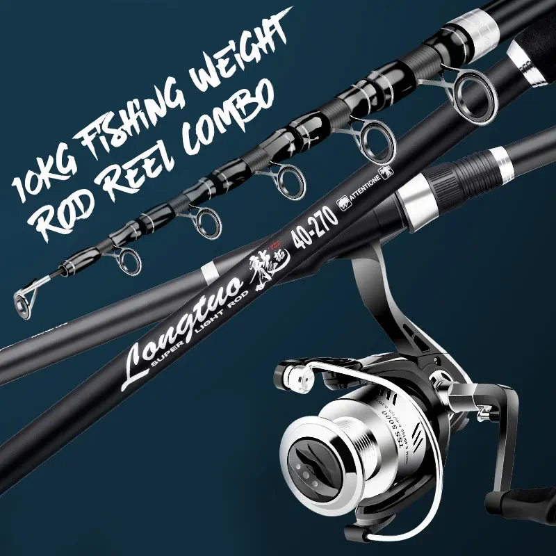 Telescopic-Rock-Fishing-Rod-Spinning-fly-Carp-Feeder-carbon-fiber-Pesca ...