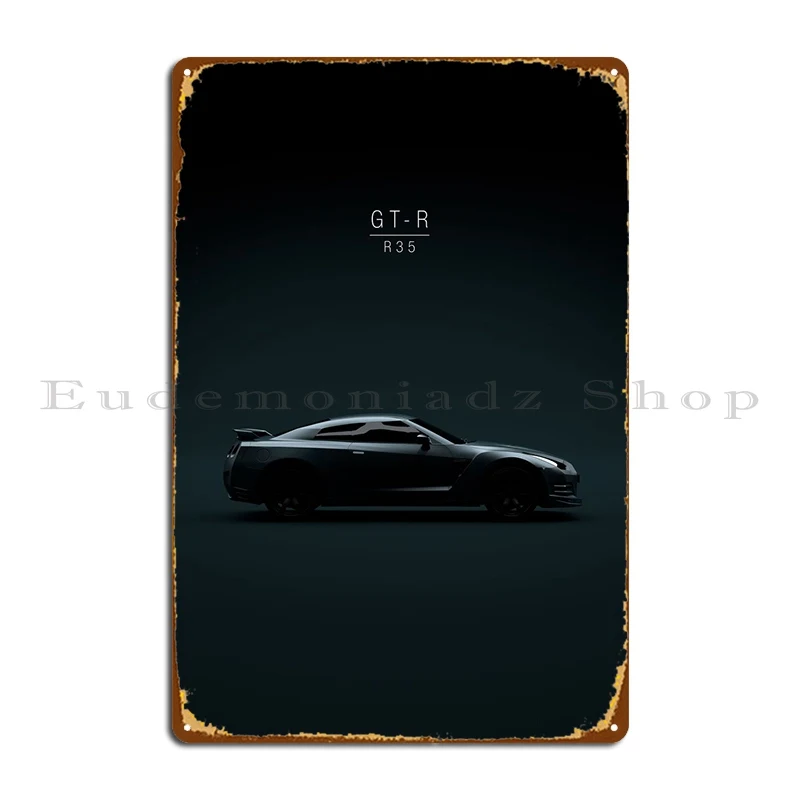 2013-gtr-r35-Metalls-child-Poster-Kino-druck-Wohnzimmer-Garage-Garage ...