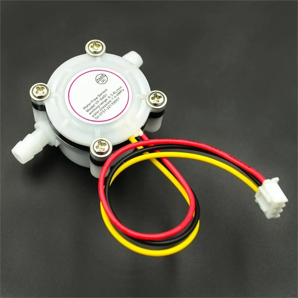 New-Hot-1pcs-Water-Coffee-Flow-Sensor-Switch-Meter-Flowmeter-Counter-0 ...
