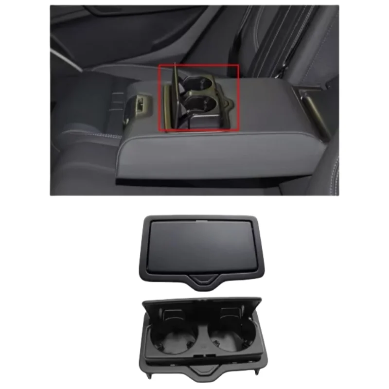 For Audi A3 Q2 Q3 Q5 Q7 Q8 RS3 RSQ8 Rear Armrest Cup HoldersDrinks ...