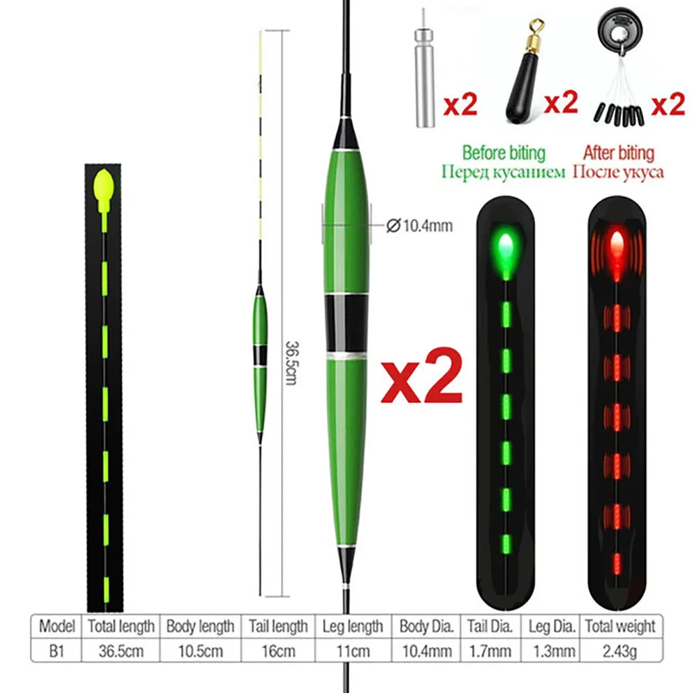 Best Trade in Prices Led Electronic Fishing Floaters 16cm Luminous Buoy ...