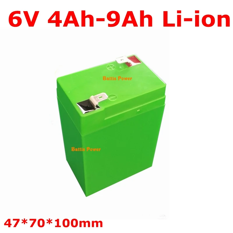 Lithium 6V 4.5AH Storage Batteries li-ion 4AH 5AH 6Ah 7ah 8Ah 9ah not ...
