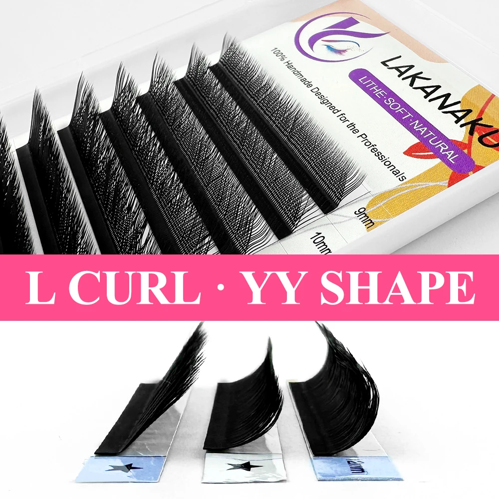 LAKANAKU-YY-Lashes-Extensions-Cilia-Brazilian-Volume-YY-Eyelash-Premade ...