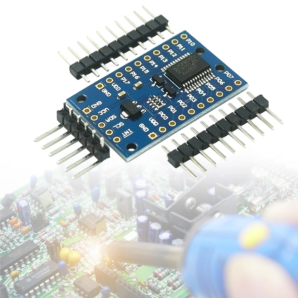 PCF8575-IO-Expander-Module-Board-I2C-To-16IO-Integrated-Circuits-Fit ...