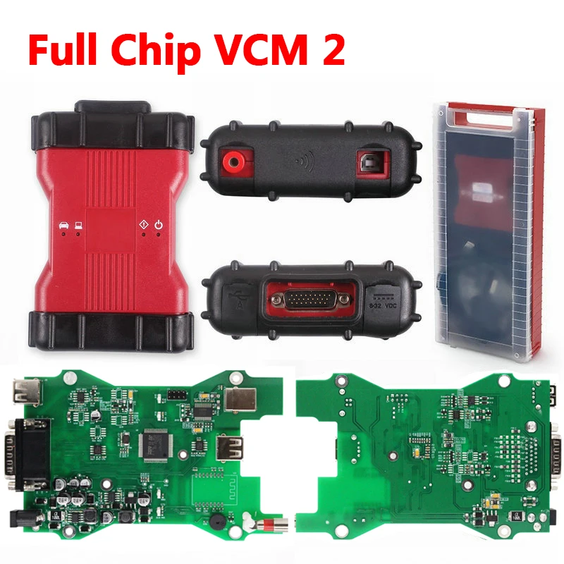 Vcm 2 Dianostic Scanner Car Tools Multi-language Vcm2 Ids Best Chip ...