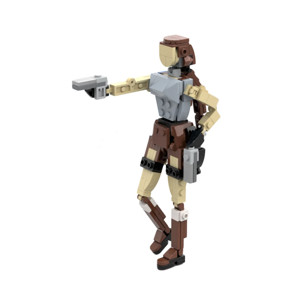 MOC 119244 Tombed Raiders Lara Croft Brickheadzs Game Character ...