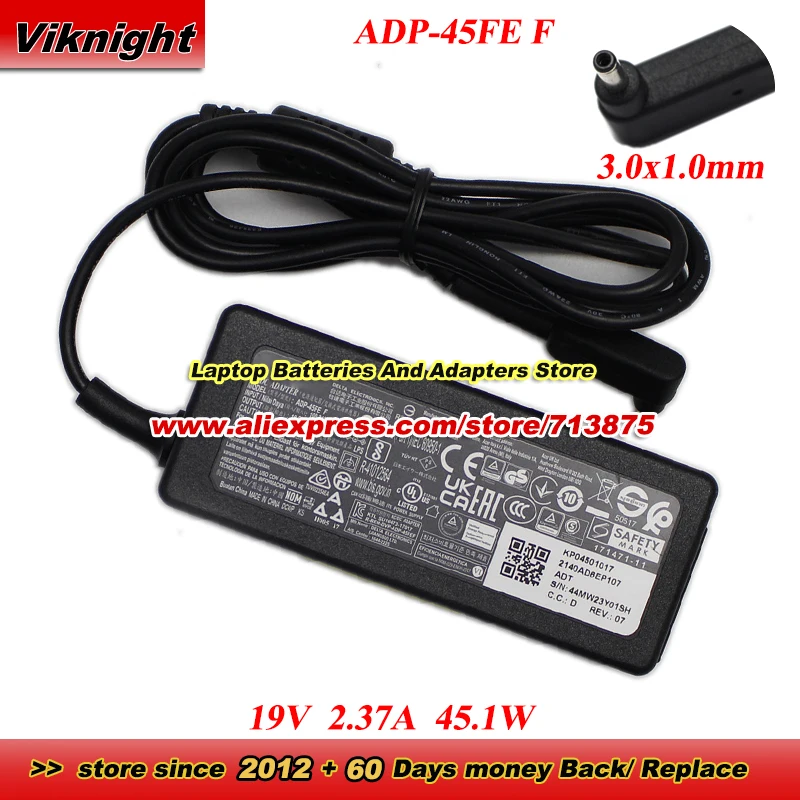 ADP-45FE F 19V 2.37A 45.1W 45W AC Adapter KP04501017 Power Supply with ...