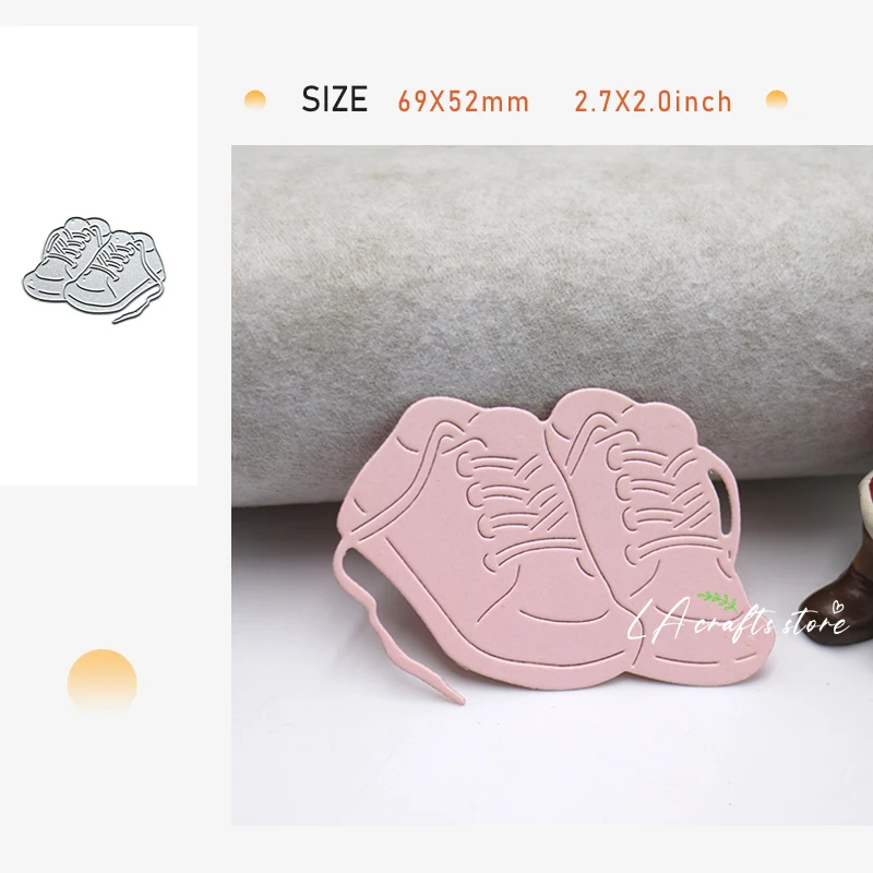 Cutting Dies Shoe Scrapbook Embossing Paper Cutting Album Cover Craft ...
