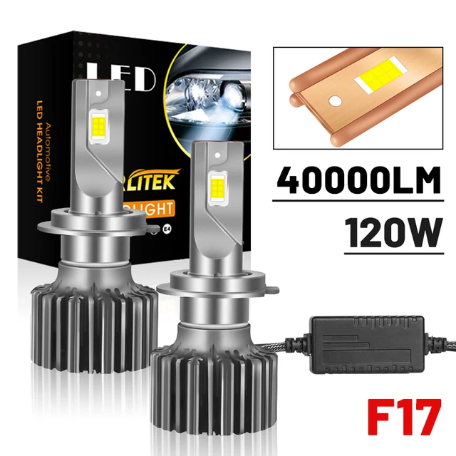 K5C Plus H7 Led Car Lamps 120W H8 H11 Fog Lights H4 Headlight Bulbs ...