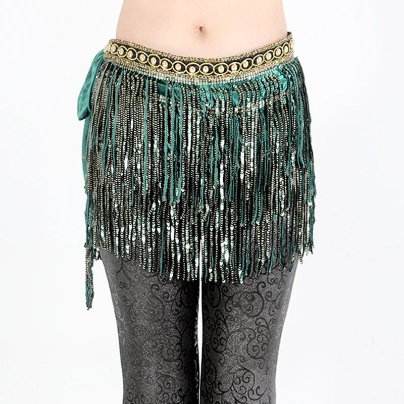 Women Girl Tribal Belly Dance Clothes Gypsy Scarf Tribal Hip Belt ...