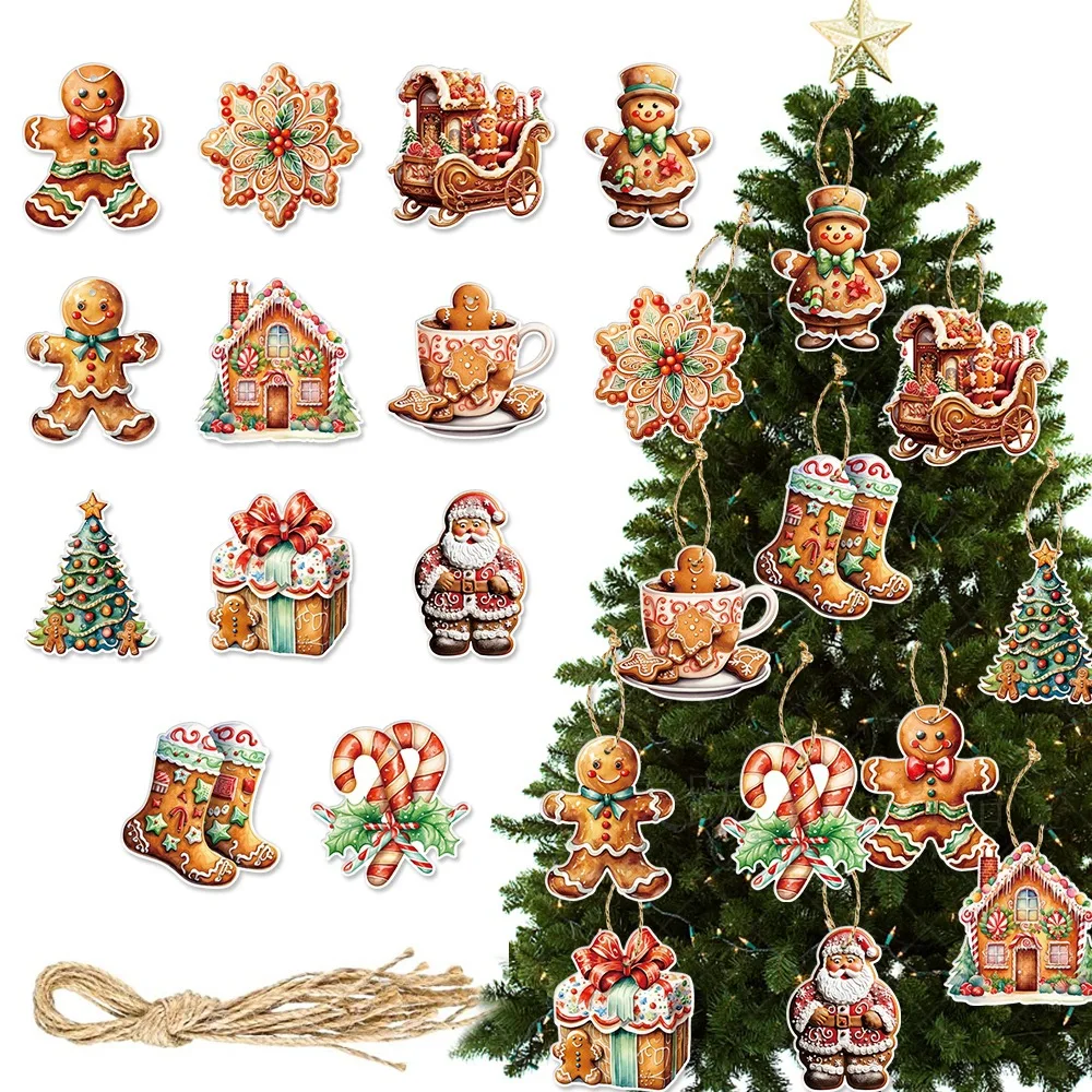 Christmas-Party-Hanging-Pendants-Gingerbread-Man-Children-s-Birthday ...