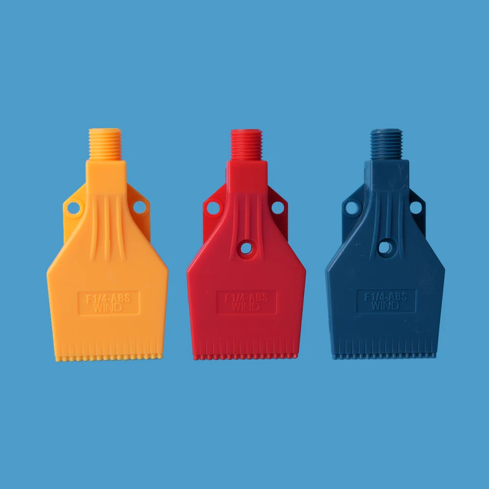 Plastic Air Knife Air Blowing Drying Flat Fan Nozzle Male Thread Wash ...