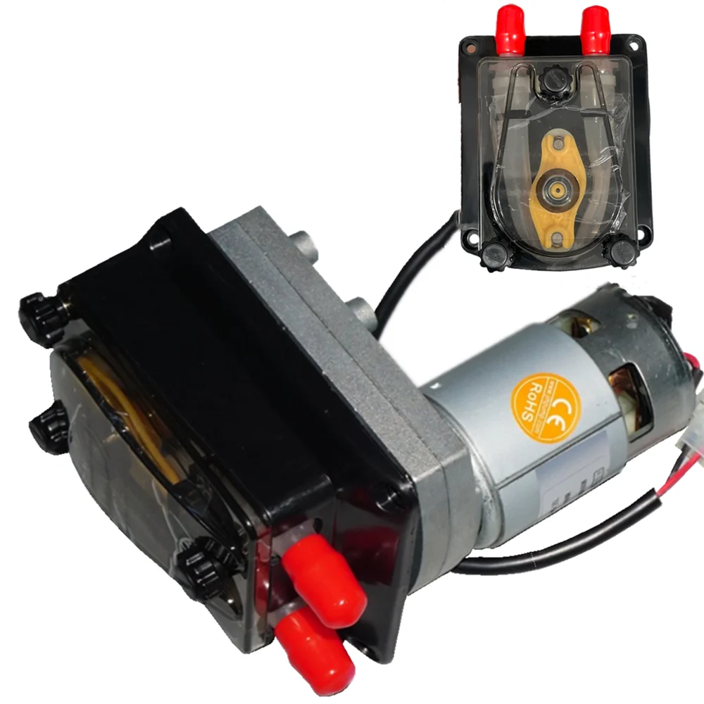 12-24V high flow self priming peristaltic pump changes direction to ...