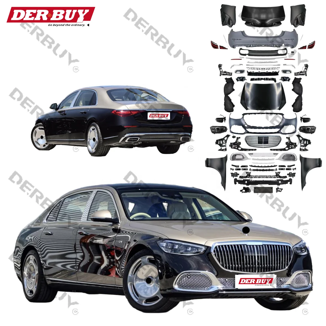 New-W221-To-W223-May-bach-Conversion-Kit-Facelift-For-Mercedes-Benz-S ...