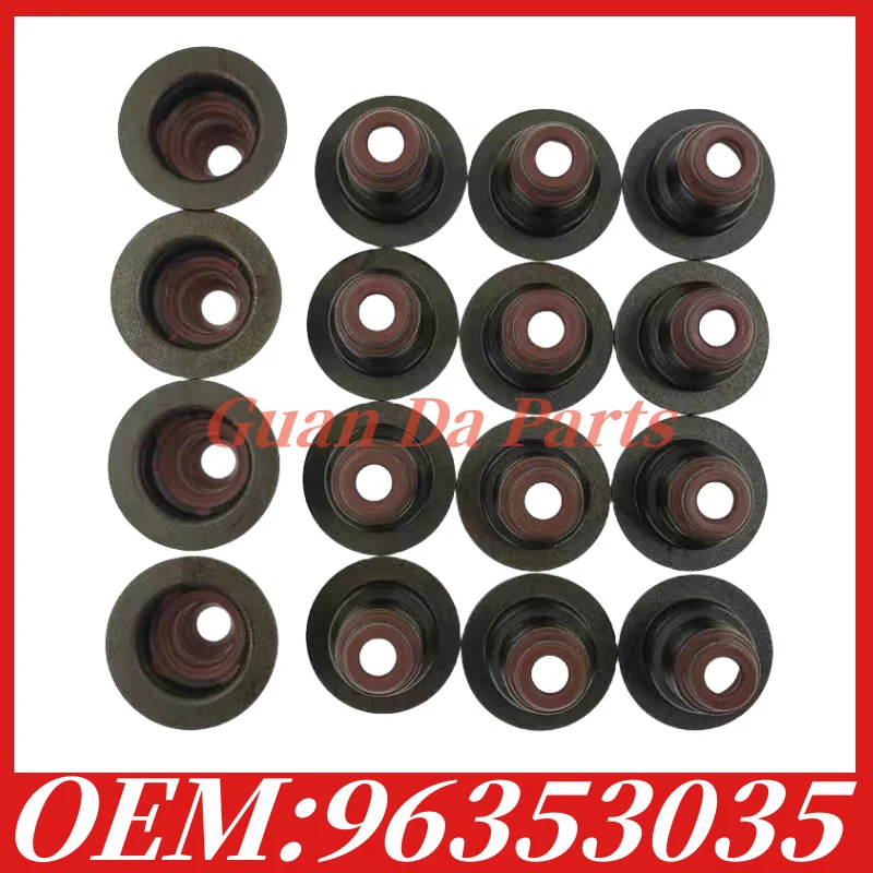 16-PCS-96353035-96840122-Engine-Valve-Stem-Oil-Seal-For-Chevrolet-Aveo ...