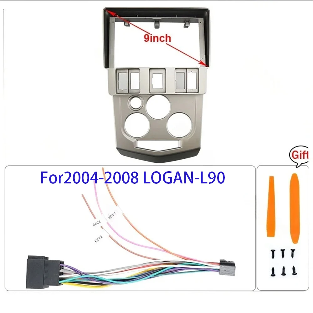 For2004-2008 LOGAN-L90 9INCH Car dvd radio Android Host speaker decoder ...