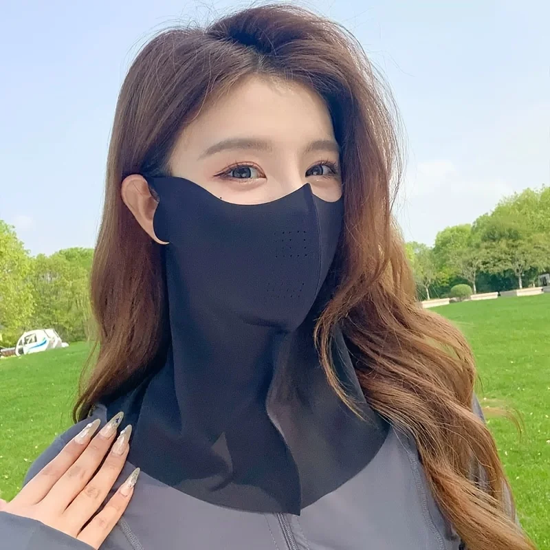 Elegant Face Mask for Women - Breathable Full Face and Neck Cover ...