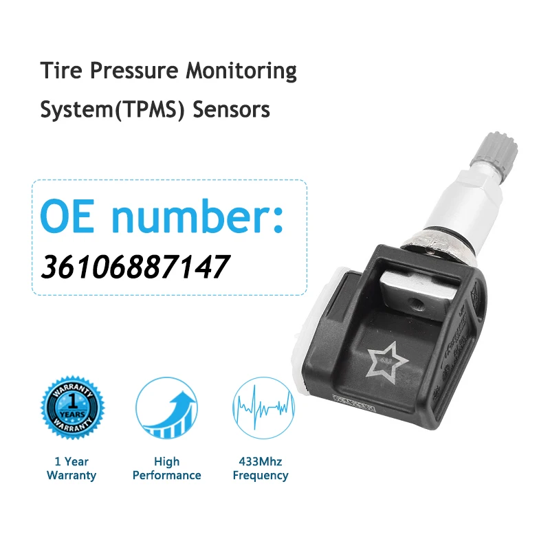 4PCS-433MHz-6887147-TPMS-Tire-Pressure-Sensor-For-BMW-F40-NB2-G20-G22 ...