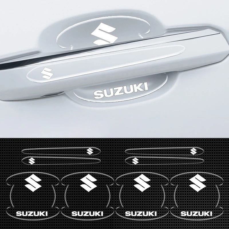 Car Door Handle Sticker Transparent Anti-scratch Protective Strip For ...