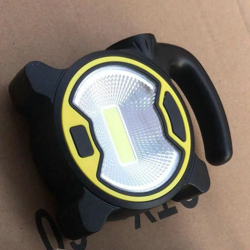 Rechargeable-outdoor-portable-light-flashlight-solar-COB-camping-light ...