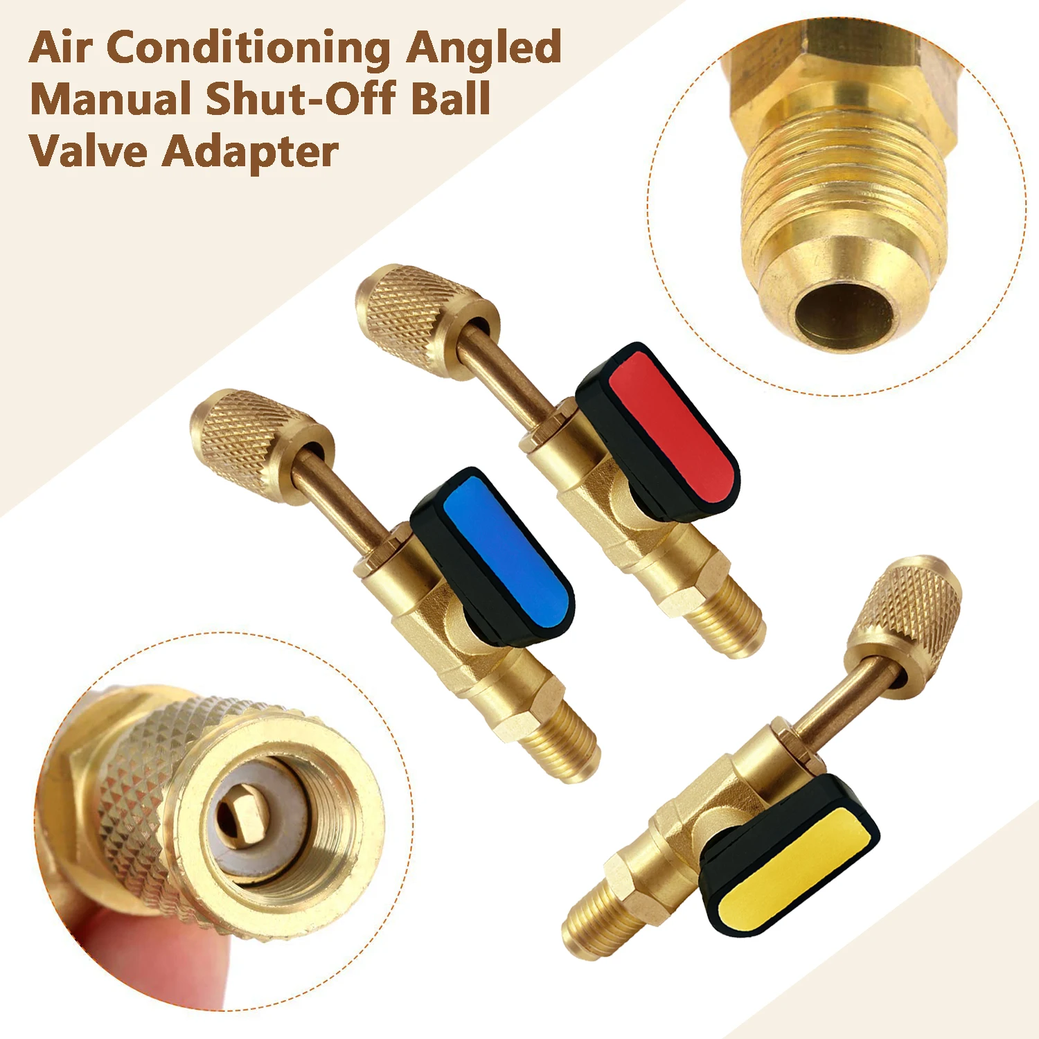 Angled-Compact-Ball-Shut-Off-Valve-1-4-SAE-Swivel-Adapter-For-A-C-R12 ...