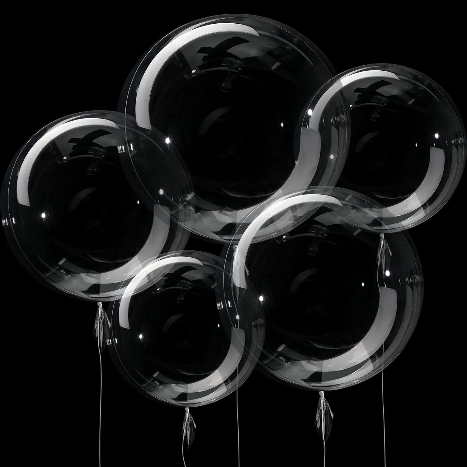 5/10pcs Bobo Balloons Transparent Bubble Bobo Balloon for Christmas ...