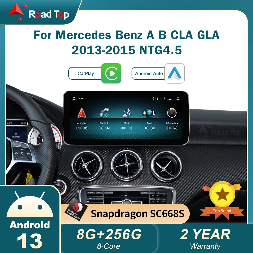 Android-13-for-Mercedes-Benz-A-W176-B-W246-CLA-GLA-Class-2013-2015-GPS ...