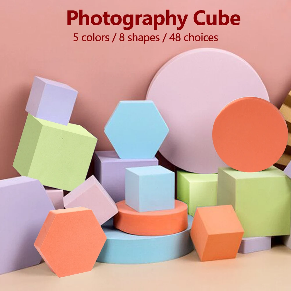 Geometry-Photo-Props-Cube-Ornaments-Jewelry-Shooting-Props-Morandi ...