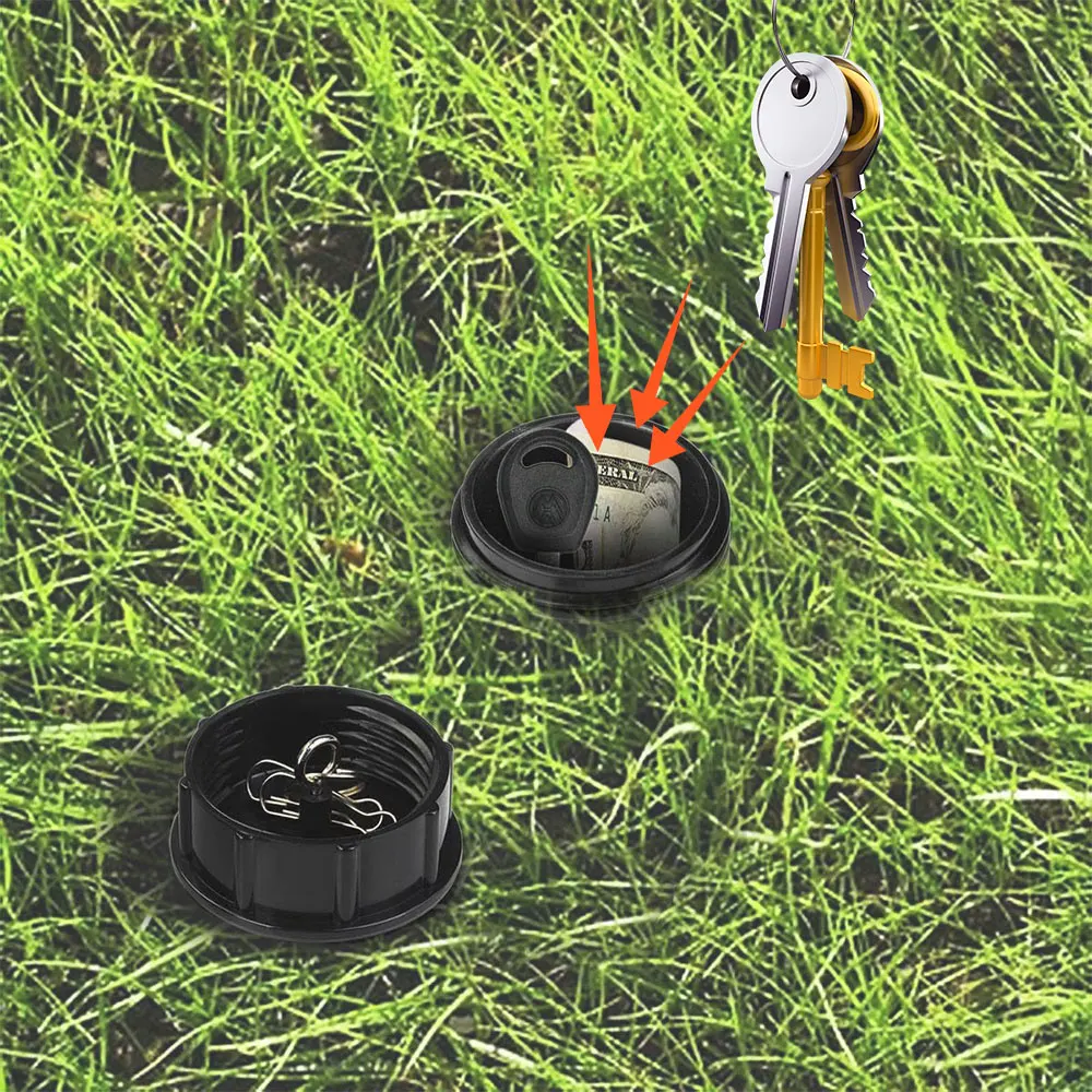 Outdoor Sprinkler Key Safe Waterproof In-Ground Key Hider Uses for Yard ...