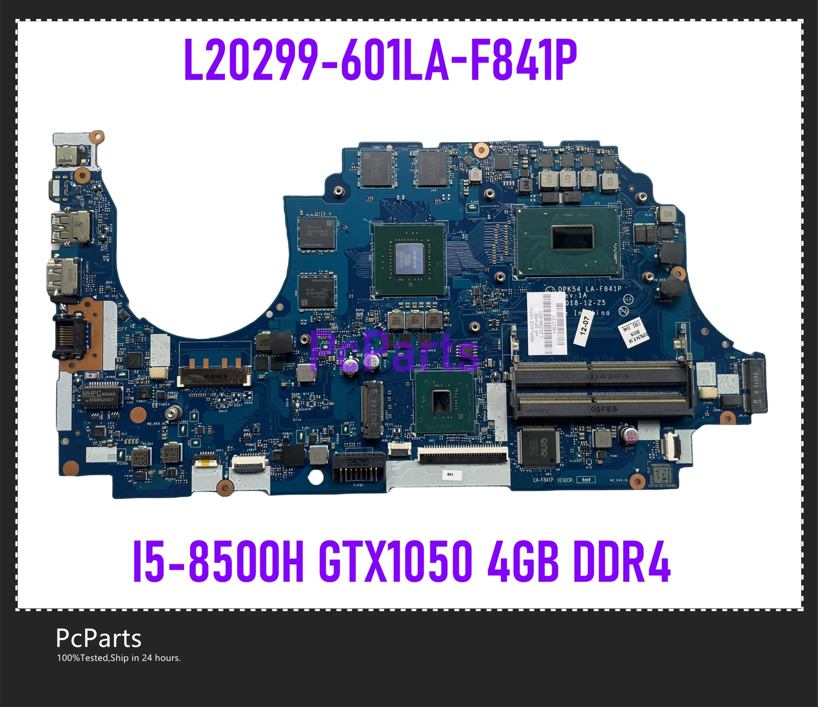 PcParts-L20299-601-DPK54-LA-F841P-For-HP-Pavilion-Gaming-15-CX-Notebook ...