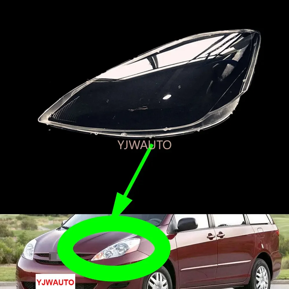 For-Toyota-Sienna-2008-2009-2010-Headlight-Cover-Car-Headlamp-Lens ...