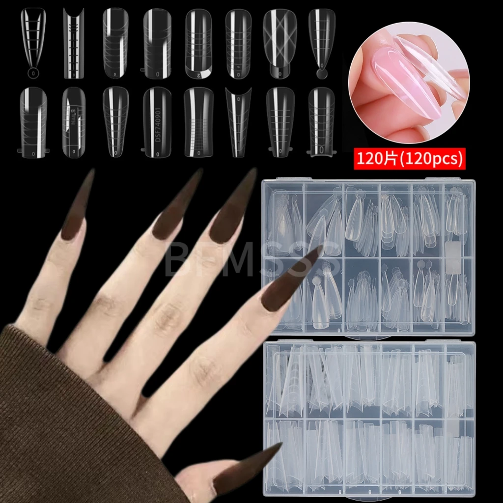 120pcs-Fake-Nail-Art-Extension-Special-Extension-Model-Nail-Tips-For ...