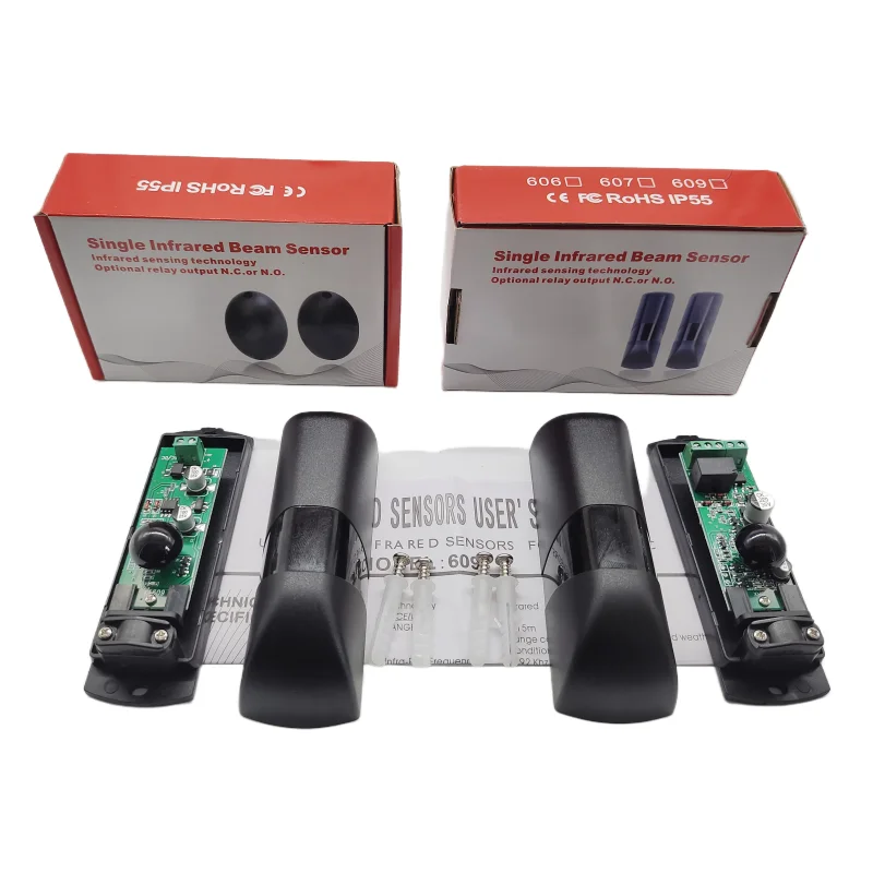 12V-24V-DC-10m-Battery-Powered-Safety-Beam-Infrared-Sensor-Photo-Eye ...