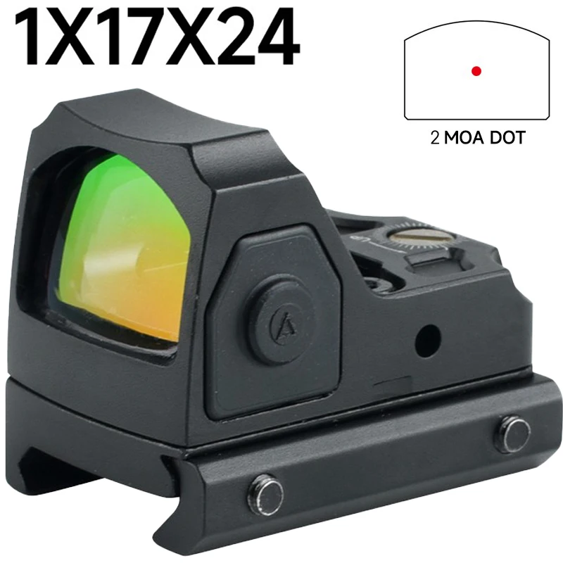 1x17x24-Red-Dot-Sight-2MOA-with-Motion-Sensor-Auto-Shutdown-Riflescope ...