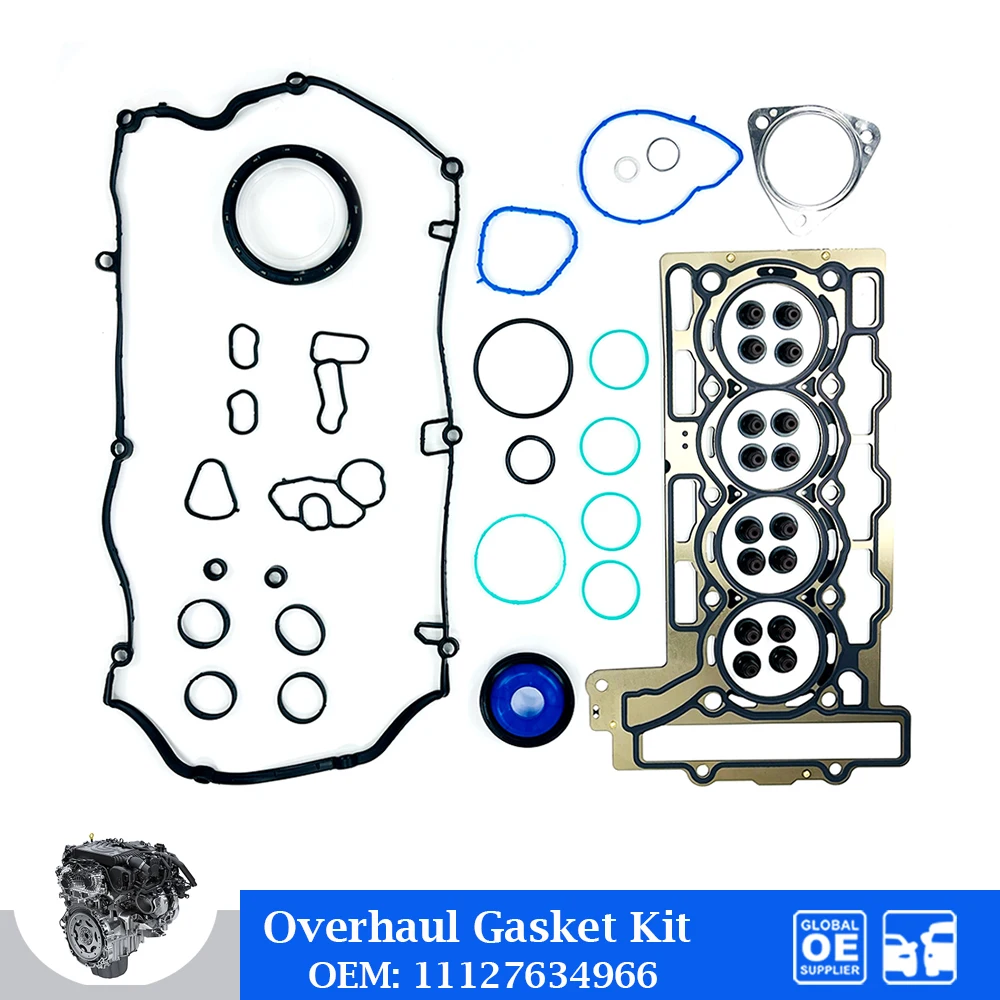 Engine Overhaul Gasket Kit For BMW N12 N13 N14 N18 B16 Mini 1.6T Auto ...