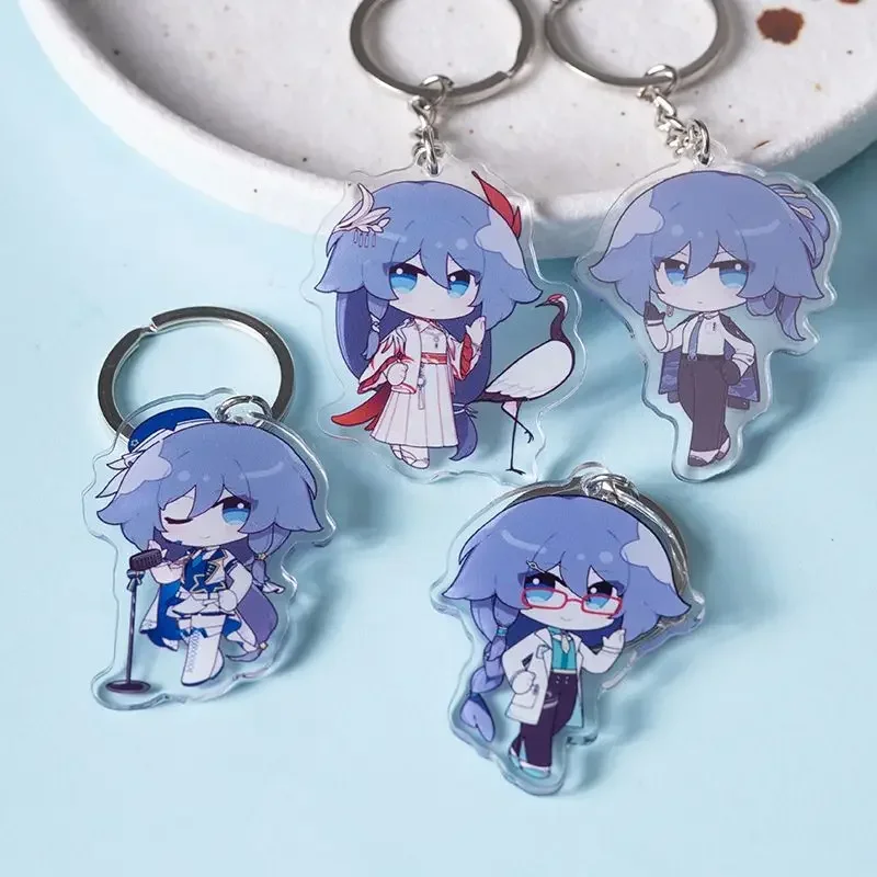 Anime-Honkai-Impact-3-Fu-Hua-Key-Chain-Fuhua-Double-sided-Pattern ...