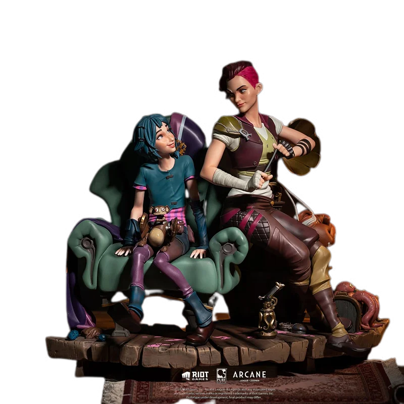 Lol Movies Periphery Figure Arcane: League of Legends Jinx Vi Sisters ...