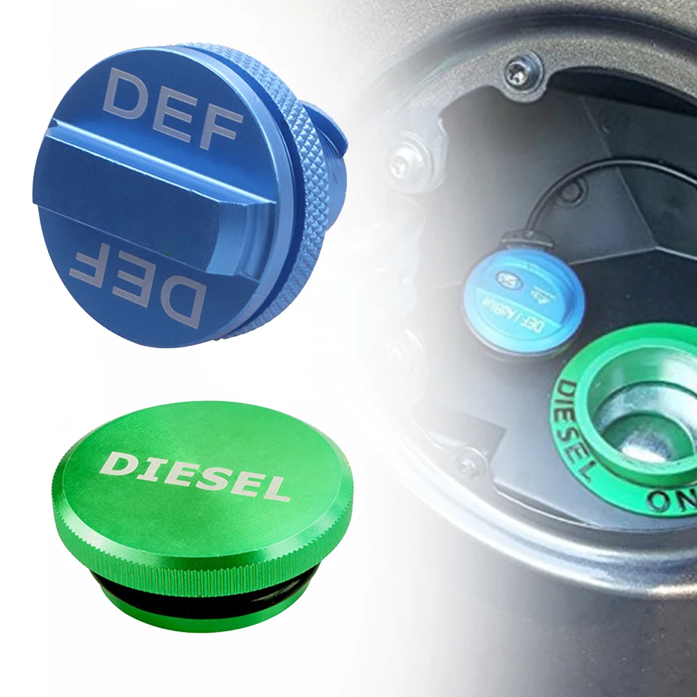 2pcs Suitable For 13-18 Diesel Cover Ram Def Fuel Tank Cover Aluminum ...