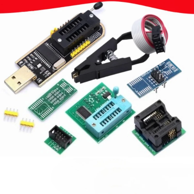 Gold Edition CH341 Programmer USB Motherboard Router LCD BIOS FLASH24 ...
