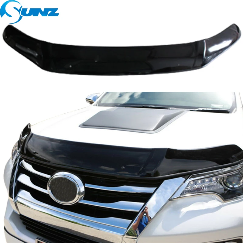 Bonnet Guard For Toyota Fortuner SW4 2016 2017 2018 2019 2020 2021 Car Bug Shield Accessories Hood Bonnet Deflector Protector AliExpress 34