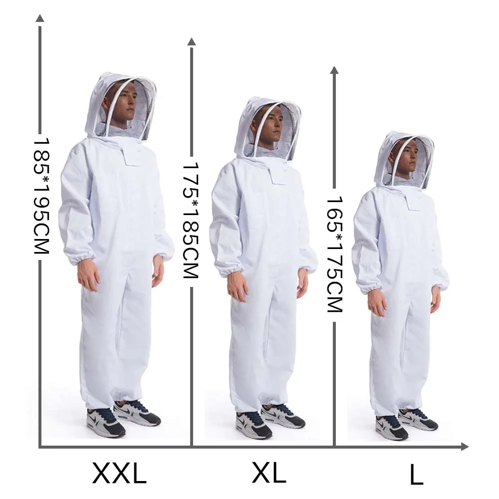 Full Body Beekeeping Clothing Professional Beekeepers Bee Protection ...