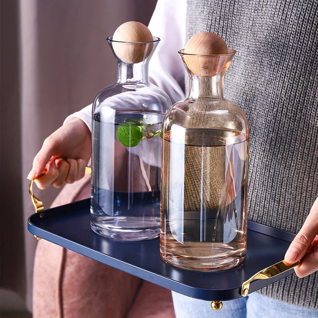 Modern Glass Water Pitcher