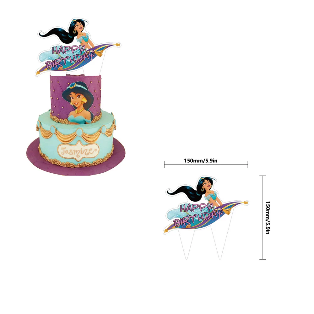 Aladdin And Jasmine Wedding Cake Topper