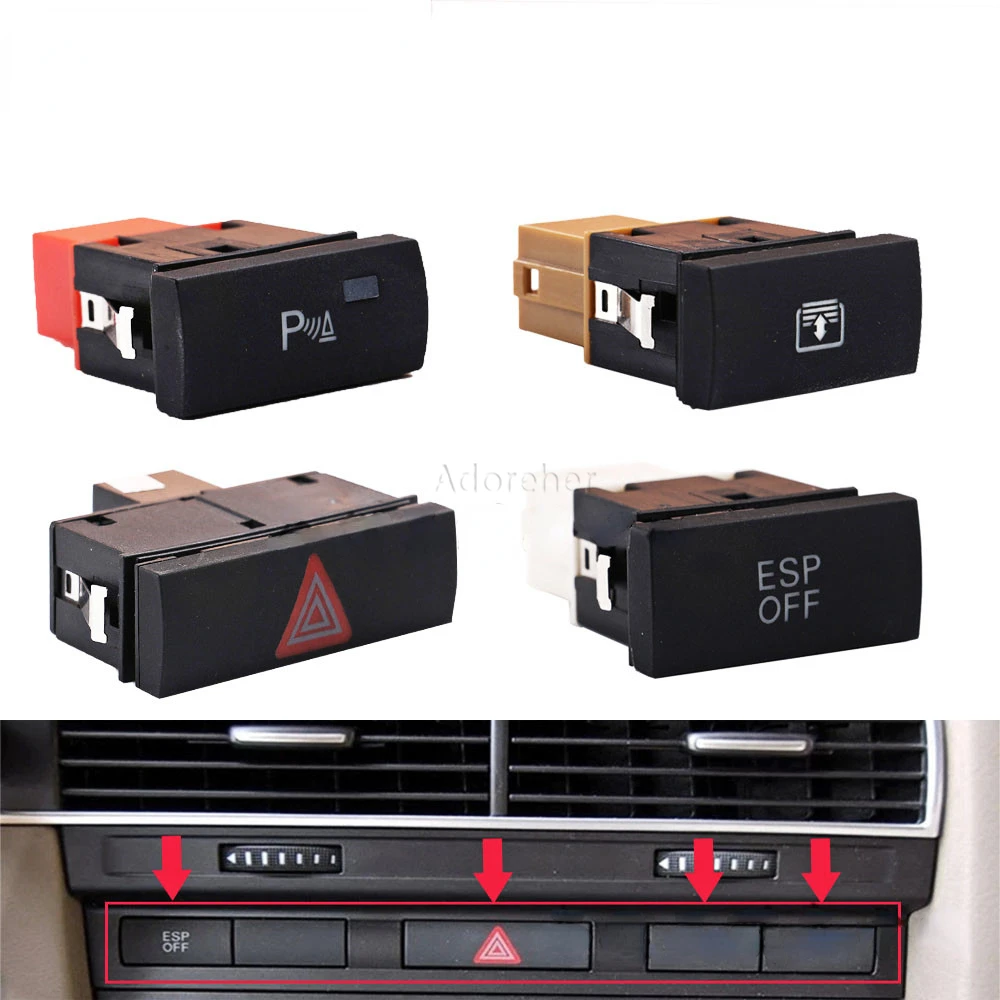 Car-ESP-Parking-Aid-Switch-Anti-Slip-Switch-Dual-Flash-Button-Switch ...