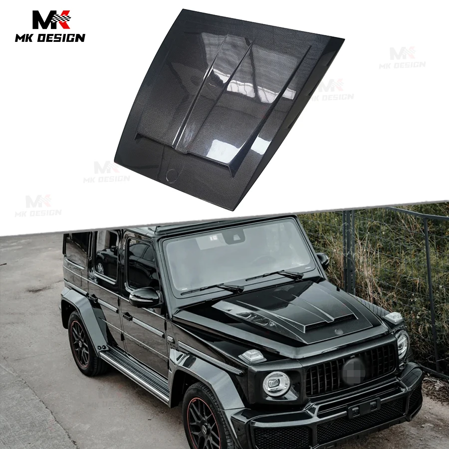 Carbon Fiber Front Engine Bonnet Hood for Mercedes-Benz G Class W464 ...
