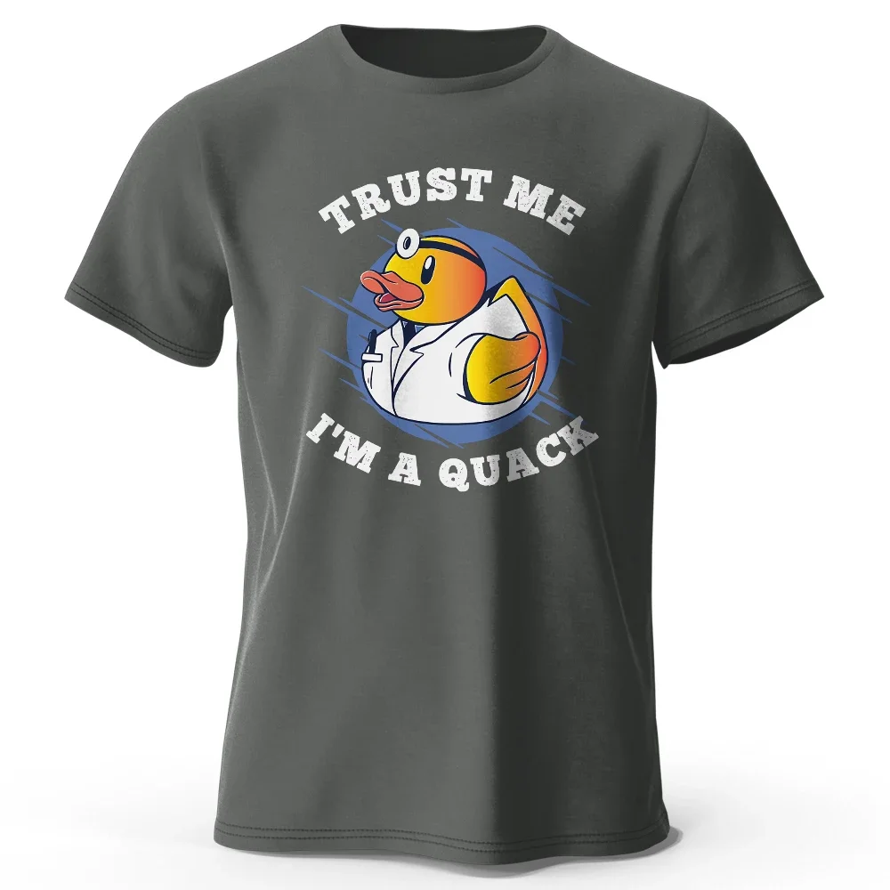 Men-s-The-Duck-Cartoon-Printed-T-shirt-100-Cotton-Classic-Funny-Animal ...